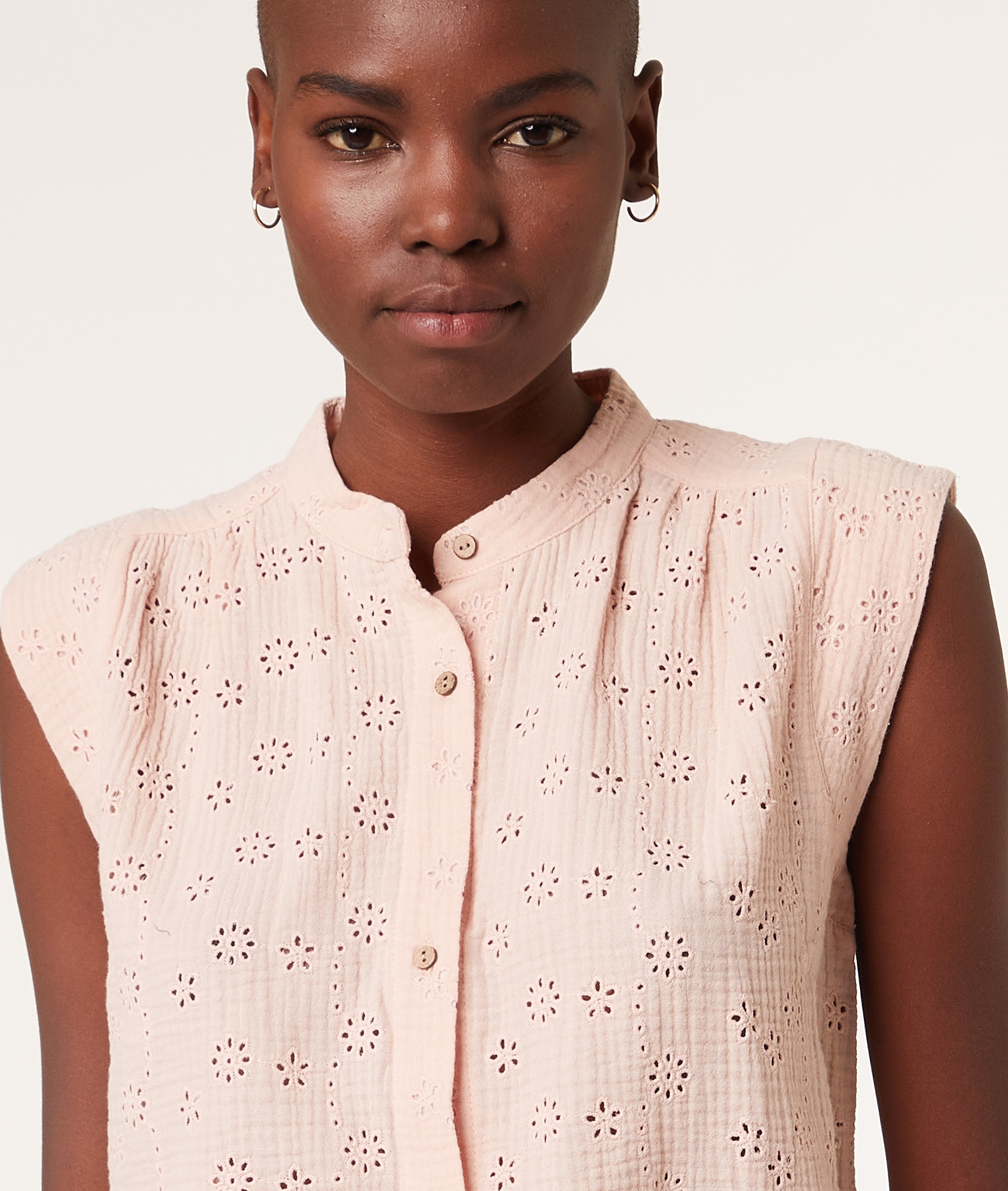 Chemise De Pyjama à Resserrer En Coton Biologique Hada Blush Etam